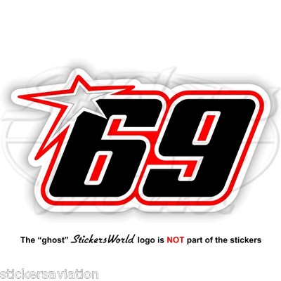 NICKY HAYDEN 69 type-C 150mm MotoGP Sticker, Decal Aufkleber Adesivo ...