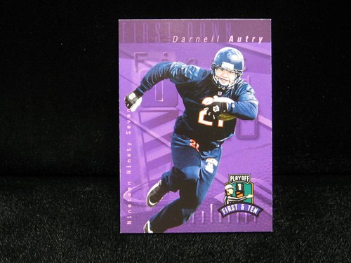 1997 Darnell Autry Chicago Bears "First & Ten" Playoff #38 | eBay