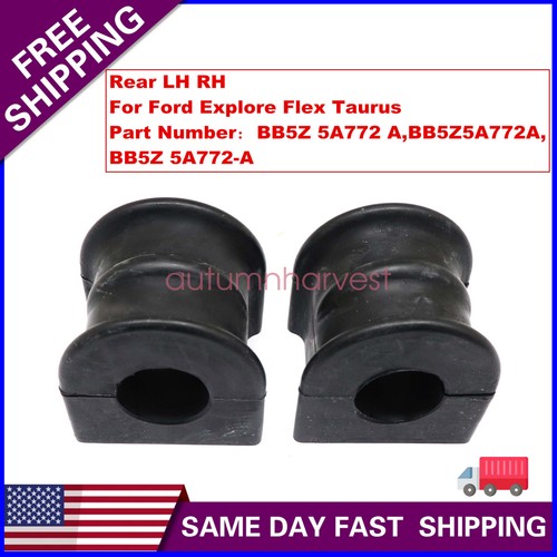 2pcs Rear Suspension Sway Bar Stabilizer Shaft Bushing For Ford ...