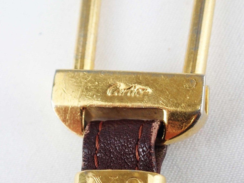 Cartier Key Ring Holder Bag Charm Must Line Vintage | eBay