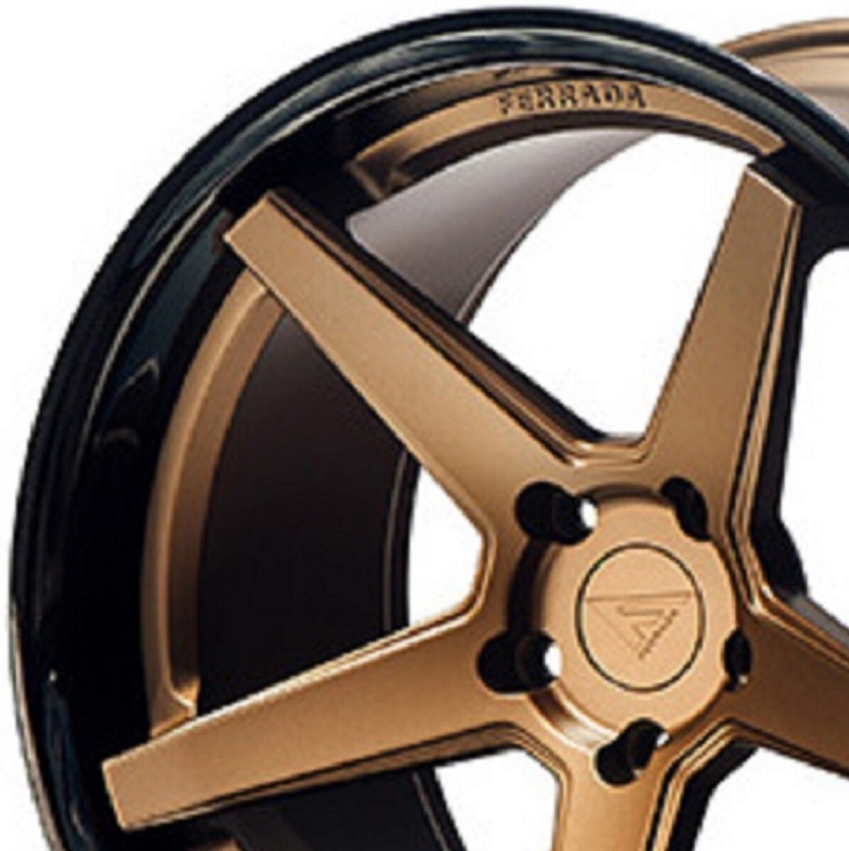 4 New 19" FERRADA FR3 19x8.5 19x10.5 BRONZE / BLACK CONCAVE WHEELS RIMS ...