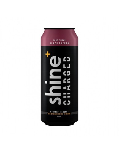 Shine+ Charged Black Cherry 500ml x 12 | eBay