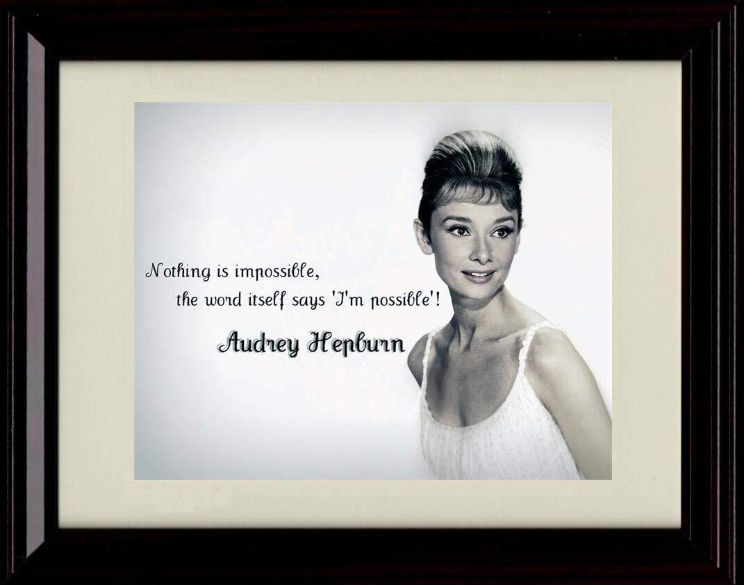 Audrey Hepburn Quotable Quotes Poster Audrey Hepburn Quote | Muur