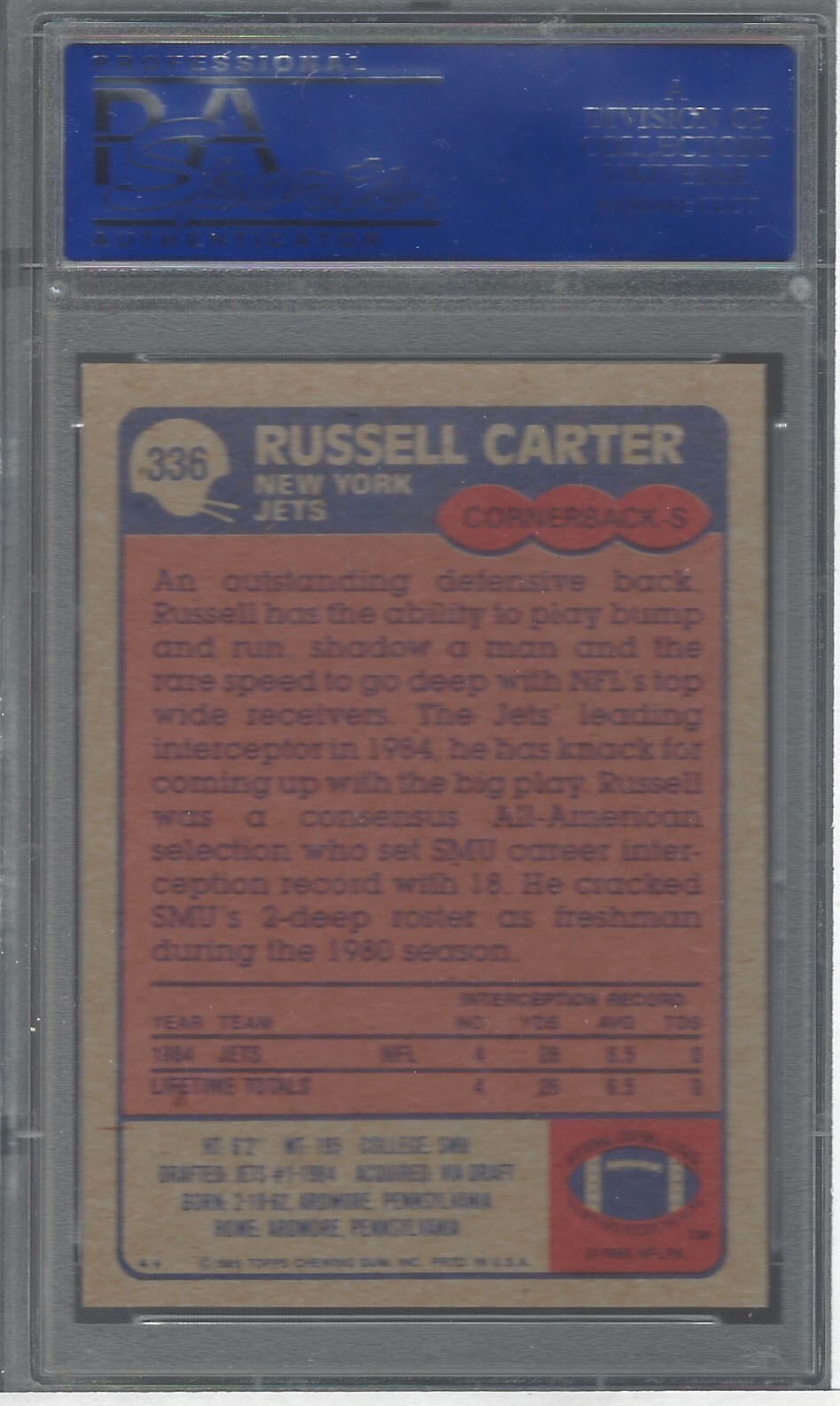 1985 Topps - Russell Carter #336 (RC) for sale online | eBay
