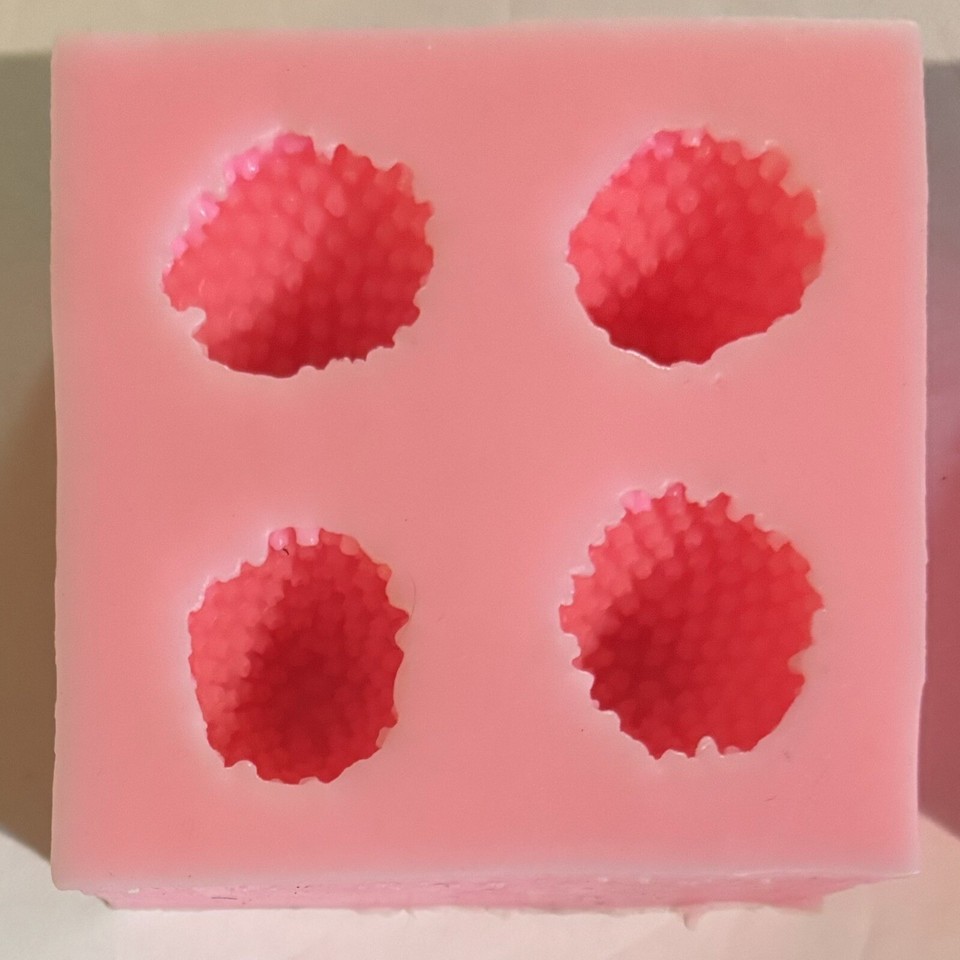 Lot 2 Strawberry Pink 3D Silicone Baking Mousse Jelly Ice Cake Pastry ...