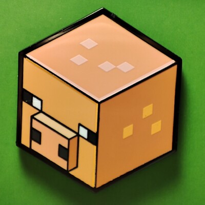 Minecraft Pig Enamel Pin FiGPiN Mini Y35 Rare Official Mojang ...