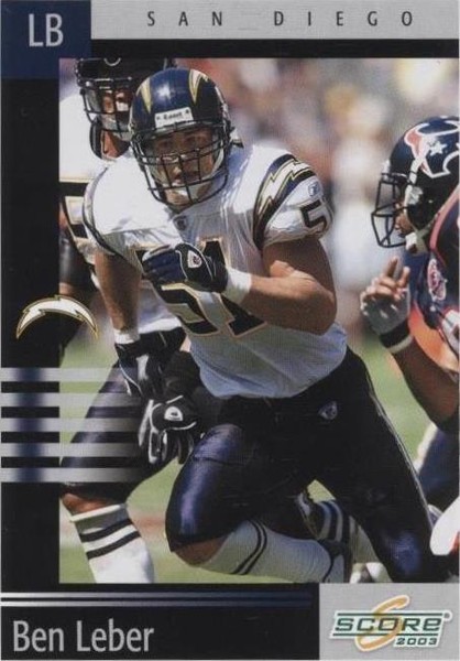 2003 Score - #125 Ben Leber for sale online | eBay