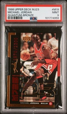 Michael Jordan 1998 Upper Deck MJ23 #M19 Quantum Bronze /2300 PSA 9 | eBay