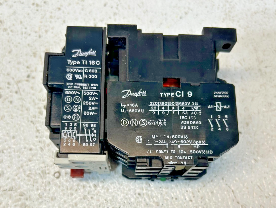Danfoss Type CI9 Contactor TI16C | eBay