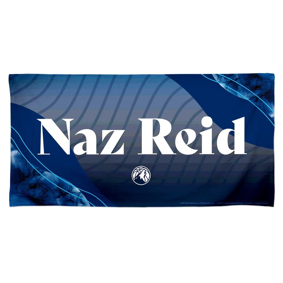 Naz Reid Beach Towel MN Timberwolves Basketball - 59”x30” Souvenir NEW ...