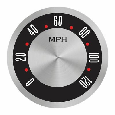 American Retro Rodder Series Speedometer Face | eBay
