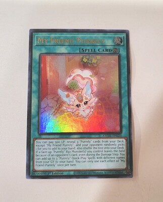 1x YGO My Friend Purrely Ultra Rare 1st NM Amazing Defenders AMDE-EN020 ...