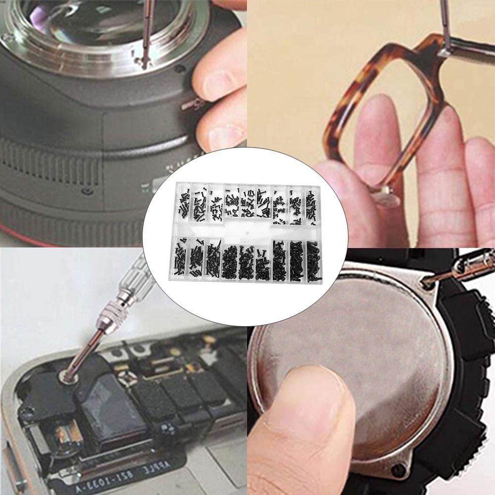 Stainless Steel Mini Screws Assortment Kit Micro Screws Set Glasses ...