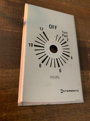 Intermatic Ff312h Timer,Spring Wound,12 Hr,Spdt,Silver PLATE ONLY | eBay