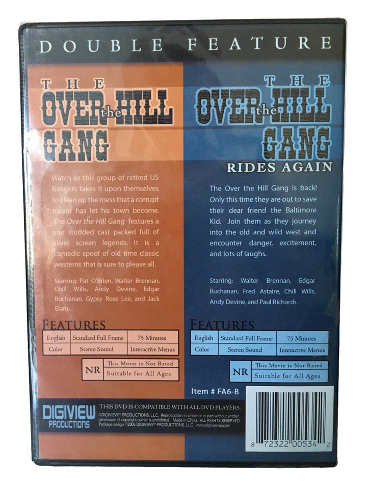 The Over the Hill Gang & The Over the Hill Gang Rides Again (DVD, 2006 ...