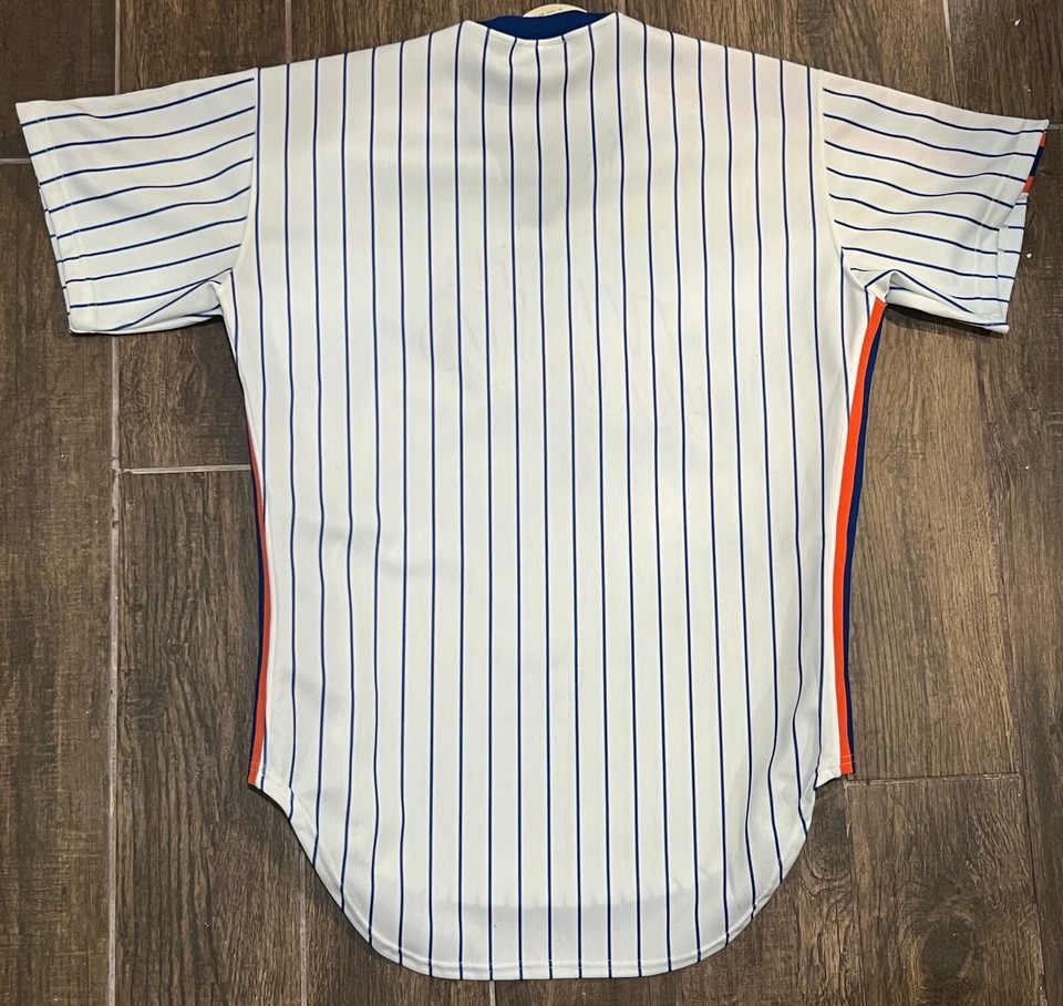 Vintage Rawlings New York NY Mets Pinstripe Authentic Baseball Jersey ...