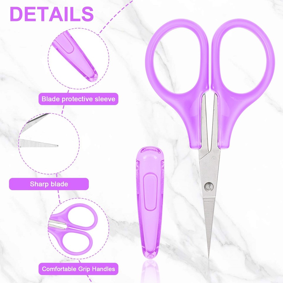 25Pack Small Sewing Scissors Stainless Steel Crafting Scissor Sharp ...