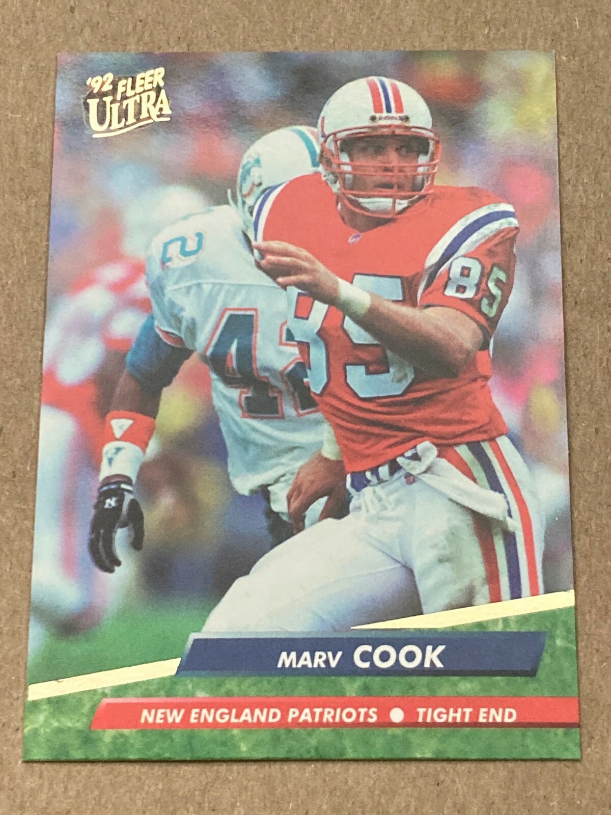 **YOU PICK ONE** MARV COOK 1992 football card single ~ IOWA / PATRIOTS ...