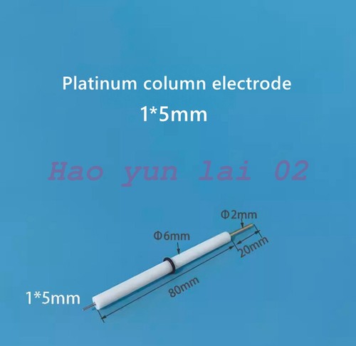 1PCS Pt005 Pt010 Pt015 Pt017 Platinum wire electrode Platinum column ...