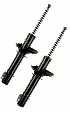 FRONT SHOCK ABSORBERS SHOCKS SHOCKERS X 2 FOR VW GOLF MK4 1.4,1.6,1.6 ...