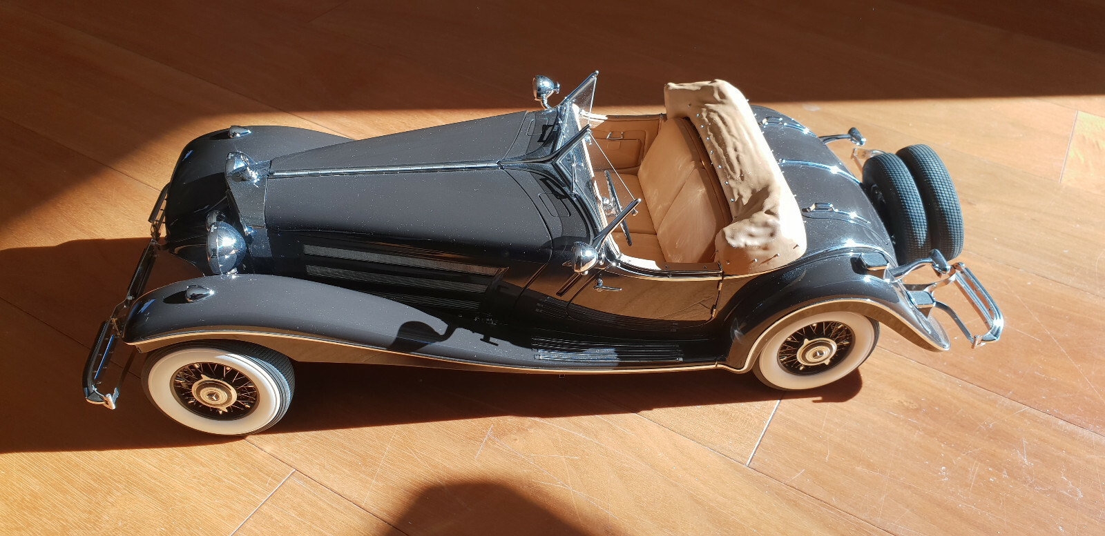 Modellauto Mercedes Benz 500K Spezial Roadster, 1934, 1:12, Bauer ...