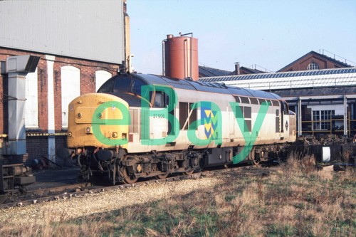 35mm Railway Slide of Class 37 37906 @ Doncaster Works Copyright to ...