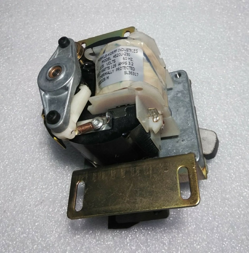 Merkle-Korff Industries Gear Motor 115v 60Hz 125W 3.2A For ROWE P/N ...