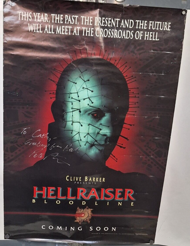 HellRaiser Blood Line U.S One Sheet Advance Preview poster "27x41"-1996 ...