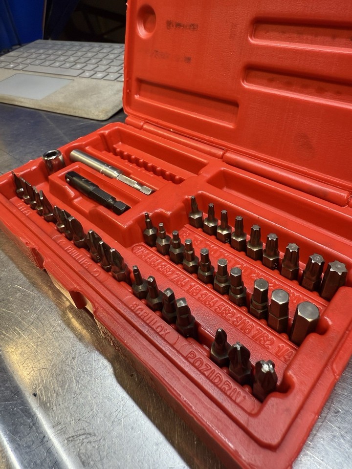 Snap On Master SAE standard Bit Set with Case | eBay