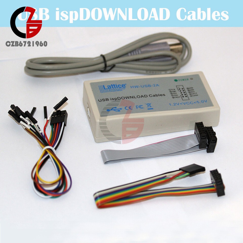 HW-USBN-2A USB Download Cable + Jtag SPI Programmer Kit for LATTICE ...