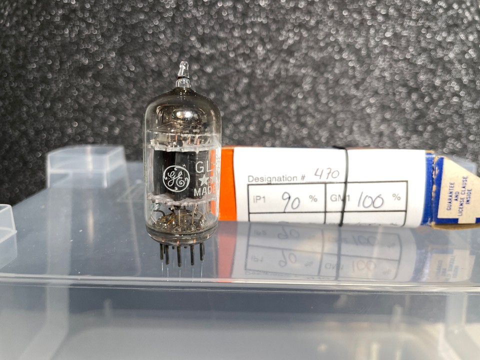 GE 5751 / 12AX7 5 Star #470 Dual Triode Tube Vintage Rare General ...