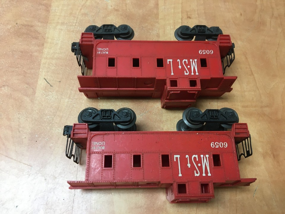 2x Lionel Trains Postwar Caboose O Gauge M St L 6059 Minneapolis St ...
