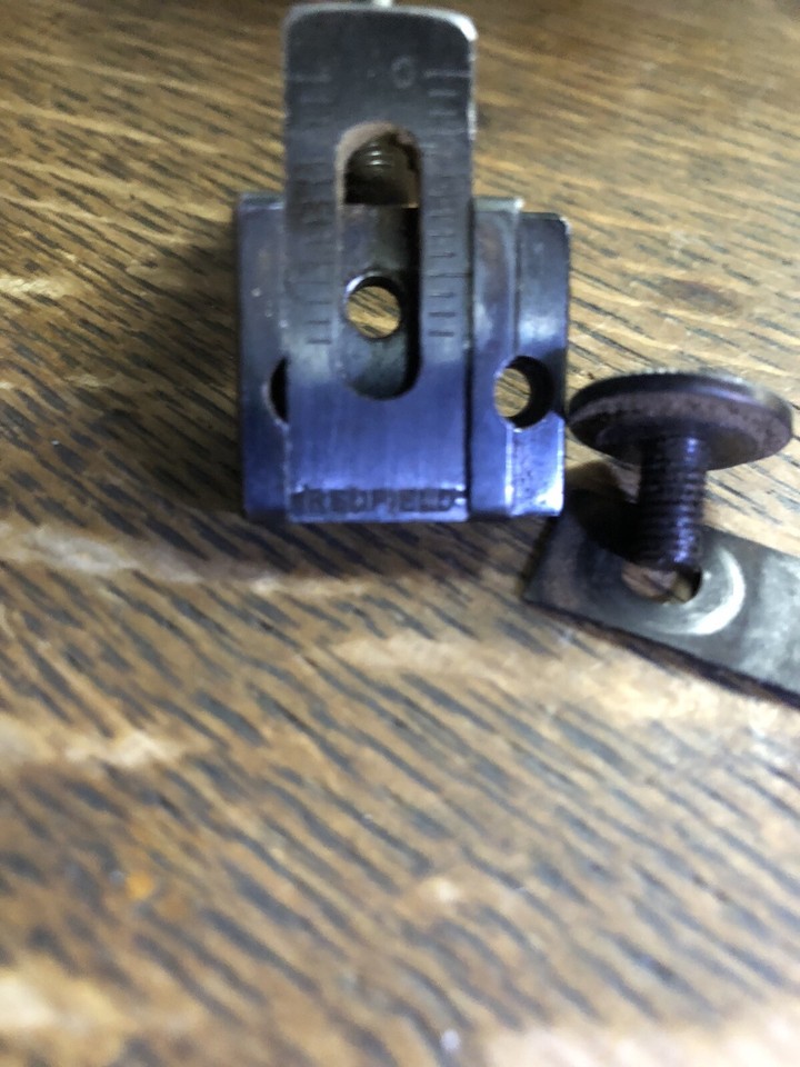 Lot Vintage Redfield Peep Sight Parts Springfield? | eBay