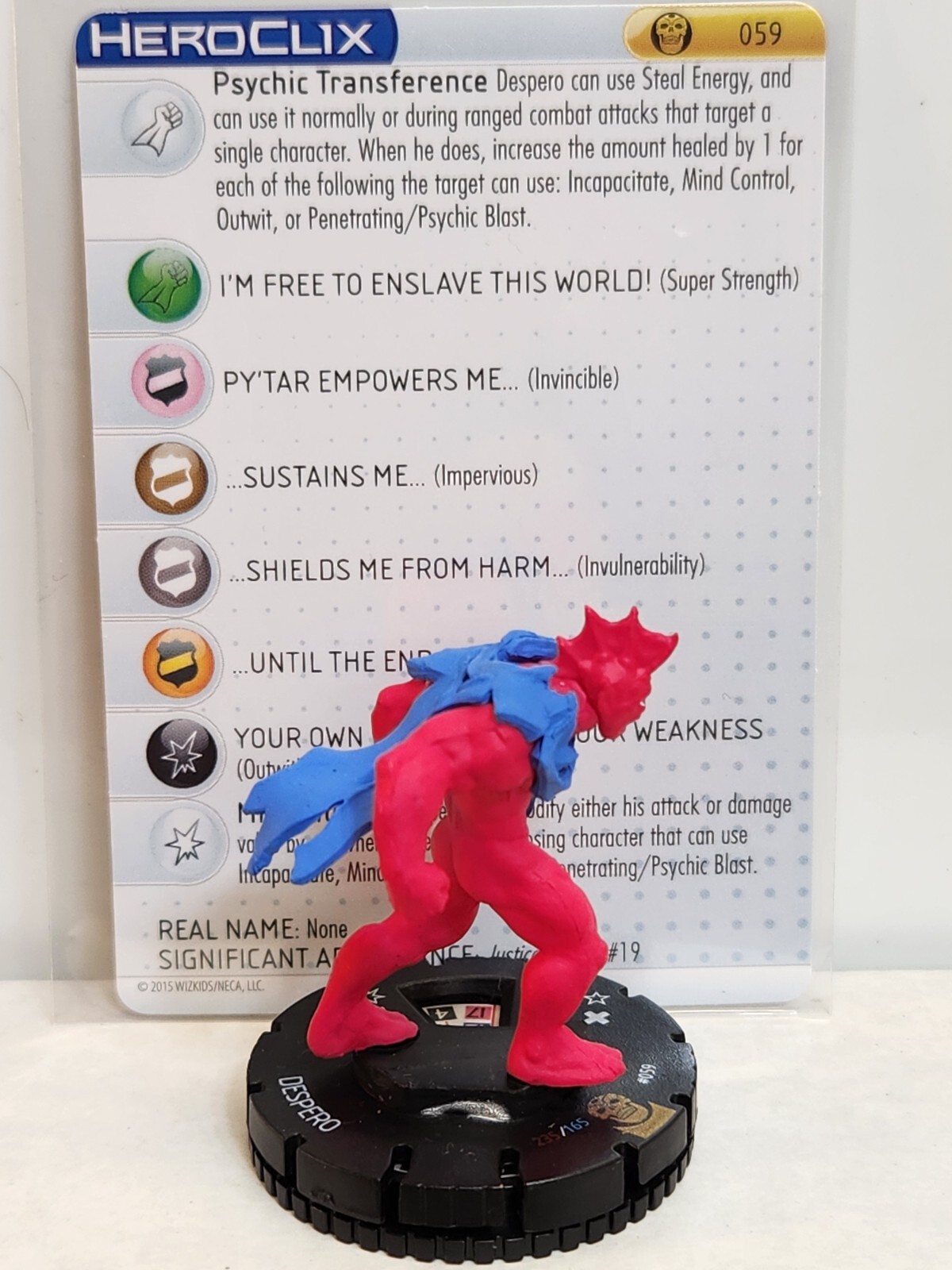 Heroclix DC 2015 Justice League Trinity War Super Rare 059 Despero | eBay