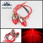 Pair Red LED Bullet License Plate Bolts Fasteners Cars Trucks Accent ...