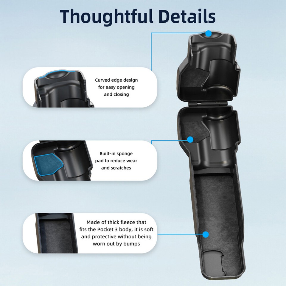 For DJI Osmo Pocket 3 Gimbal Protective Cover Camera Lens Screen ...