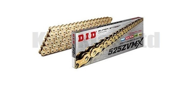 DID Gold X-Ring Chain 525ZVMX114 for Kawasaki Z900 DJF / DJF 2018-2019 ...