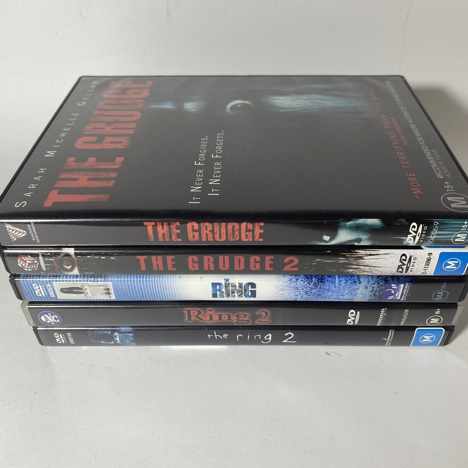 The Ring & The Grudge DVD Horror Bundle x 5 Movie Collection, Region 4 ...