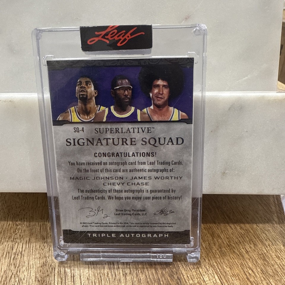 Triple Autograph Signature Squad 2023 Leaf Magic 1/5 | eBay