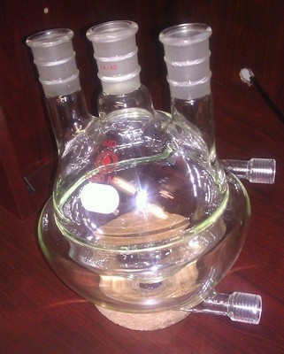 Lab Glassware - Jacketed Round