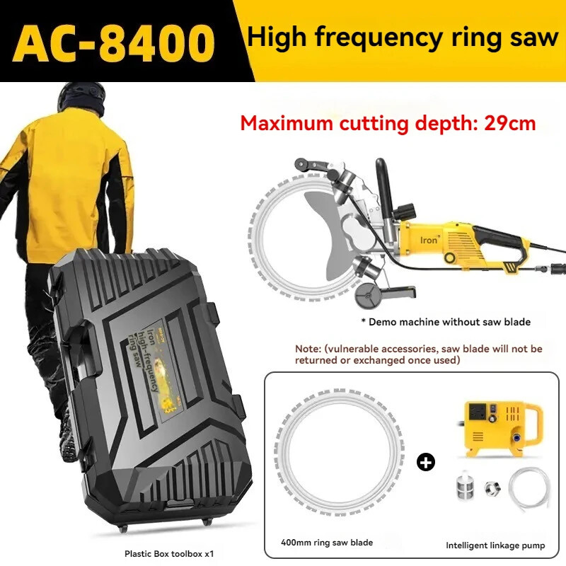 High Frequency Ring Saw Concrete Wall Cutting Machine Stone Cutting ...