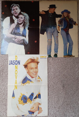 KYLIE MINOGUE & JASON DONOVAN POSTER PAGES 1980's x 3 | eBay UK