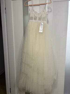 Beautiful Ivory/white BCBG dress for women party or wedding Size 2 NWT ...