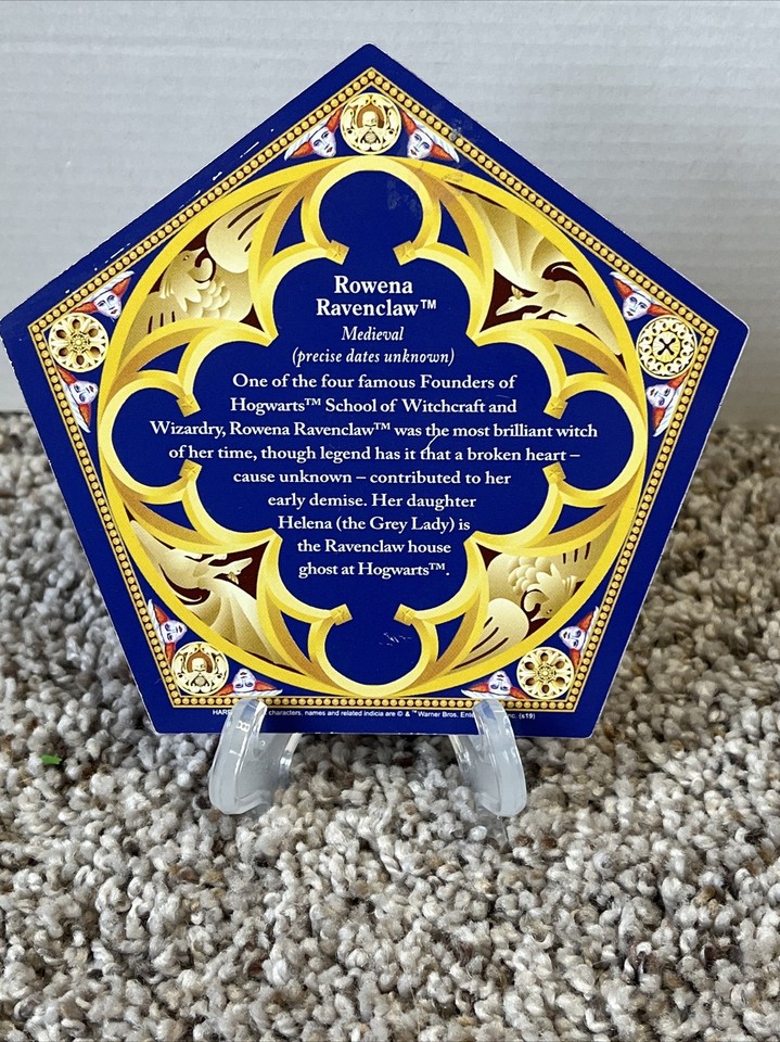 Rowena Ravenclaw Harry Potter Chocolate Frog Wizard Card UNIVERSAL ...