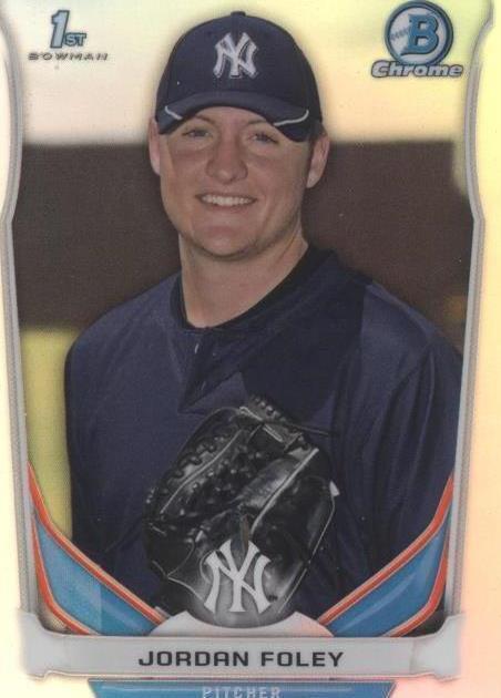 2014 Bowman Draft - Chrome Jordan Foley #CDP128 Refractor (RC) for sale ...