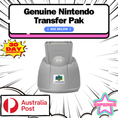 Genuine, Official N64 Nintendo Transfer Pak Pack NUS-019 for Pokemon ...