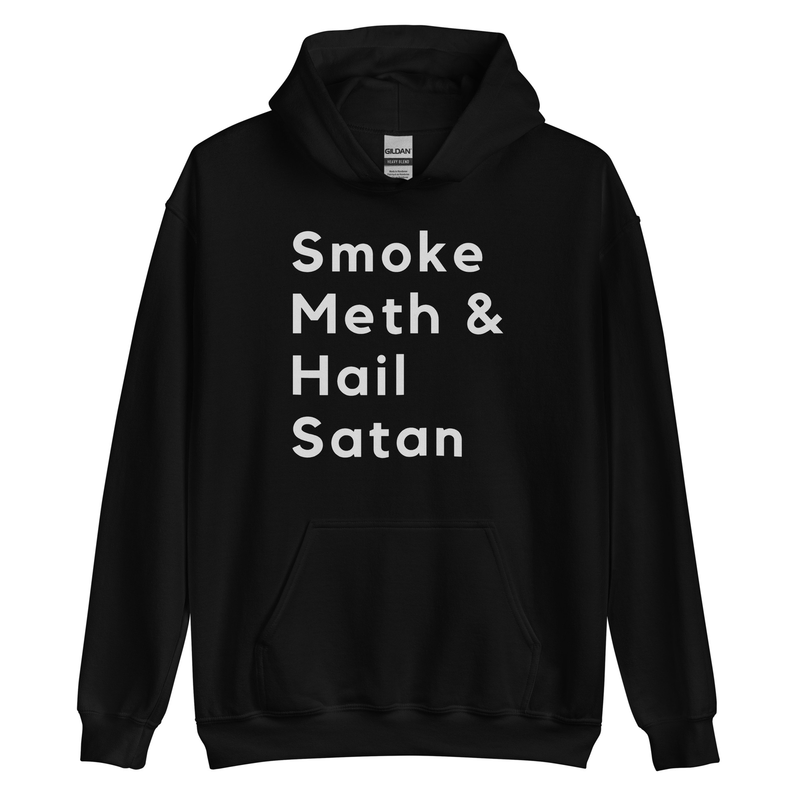 Smoke Meth & Hail Satan Unisex Hoodie | eBay