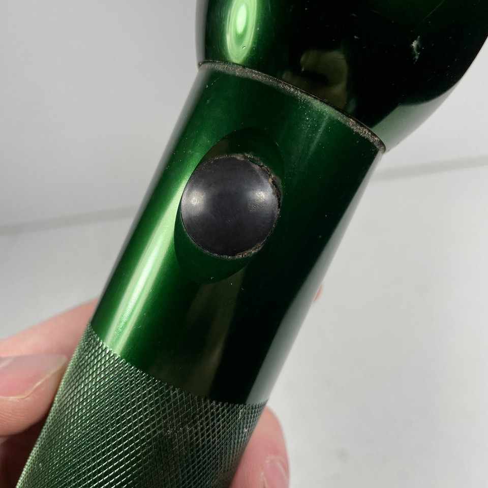 MagLite Flashlight 12" Dark Green 3D Cell Mag Lite Made In USA Tested ...