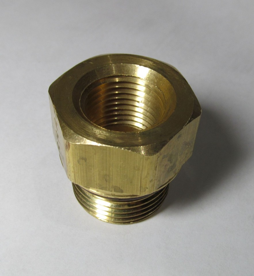 120 NEW PARKER 222P-8-MI27 ISO PORT ADAPTER M27x2.0 METRIC TO 1/2 ...