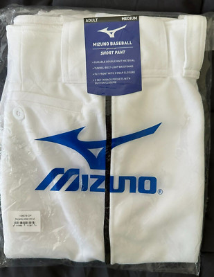 Mizuno Premier Piped Baseball SHORT Pants knickers WHITE/BLACK stripe ...